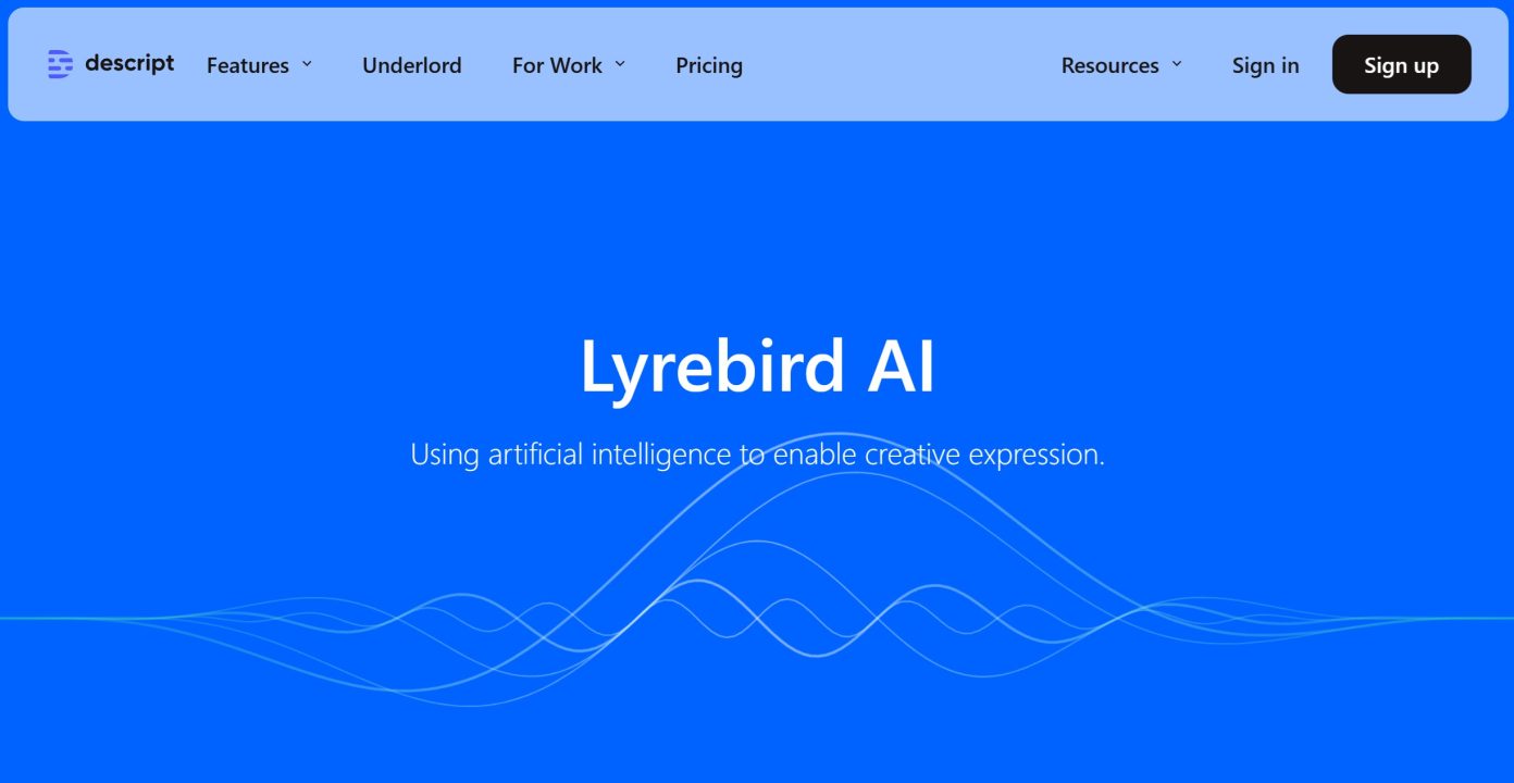 LyreBird AI - Free AI Voice Cloning - HIHEAI