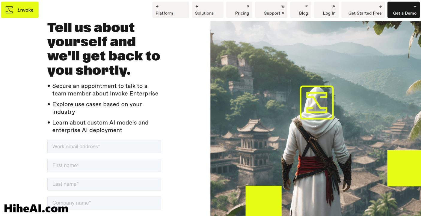 Invoke AI - Generate And Create Stunning Visual Image - HIHEAI