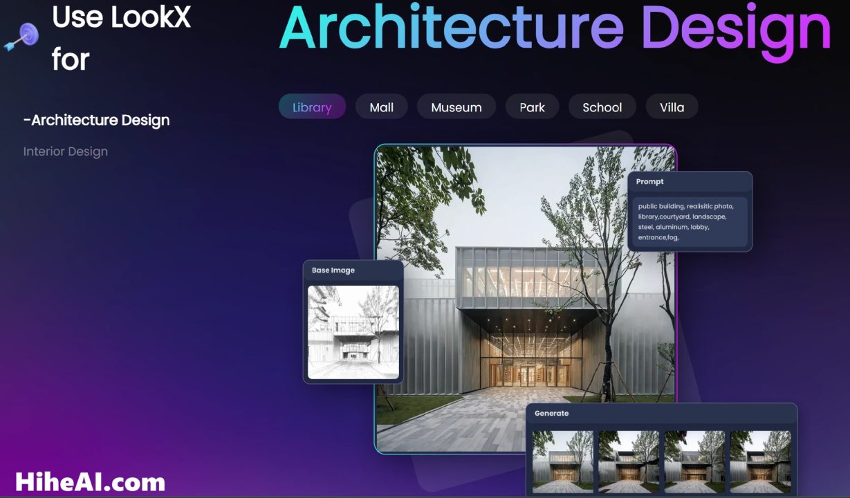Lookx AI - AI Platform For Architects & Designers - HIHEAI