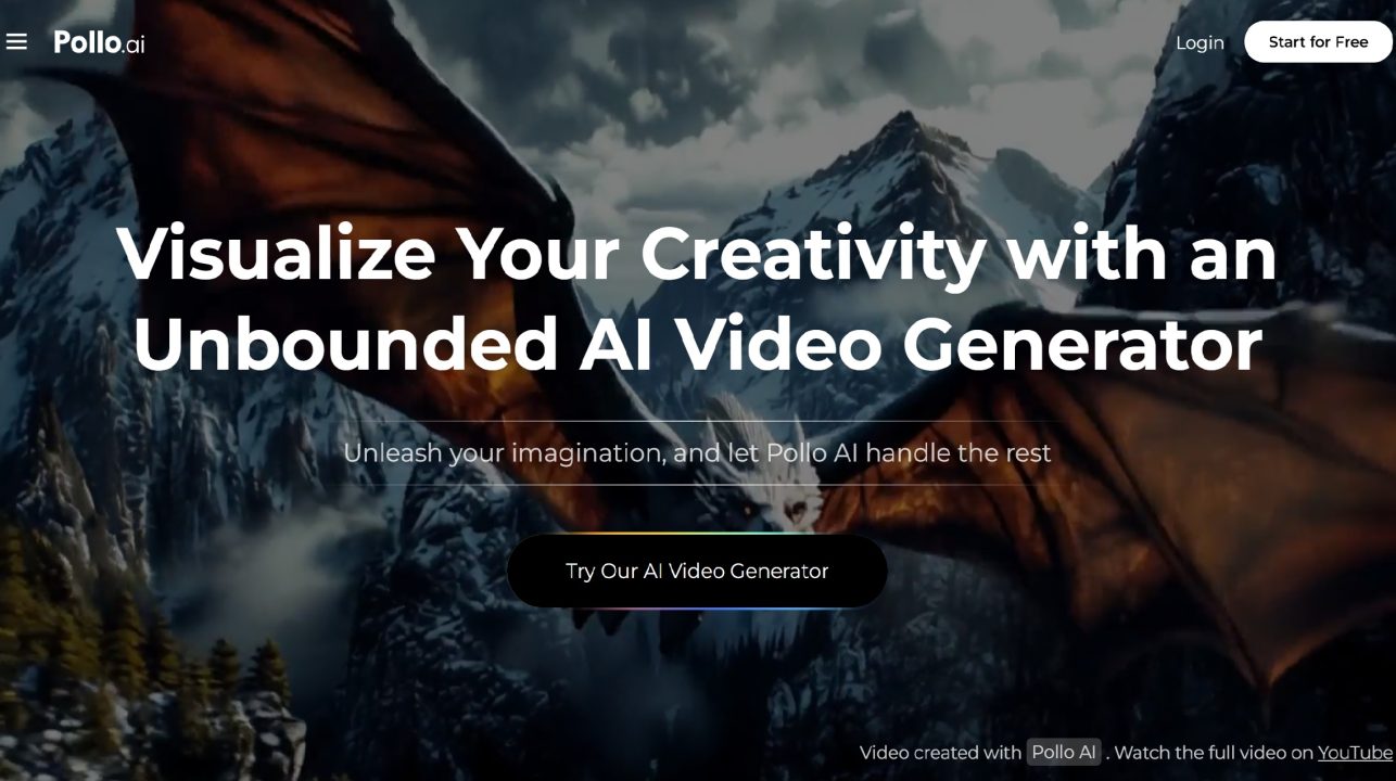 Pollo AI Video Generator - Free AI Text To Video - HIHEAI