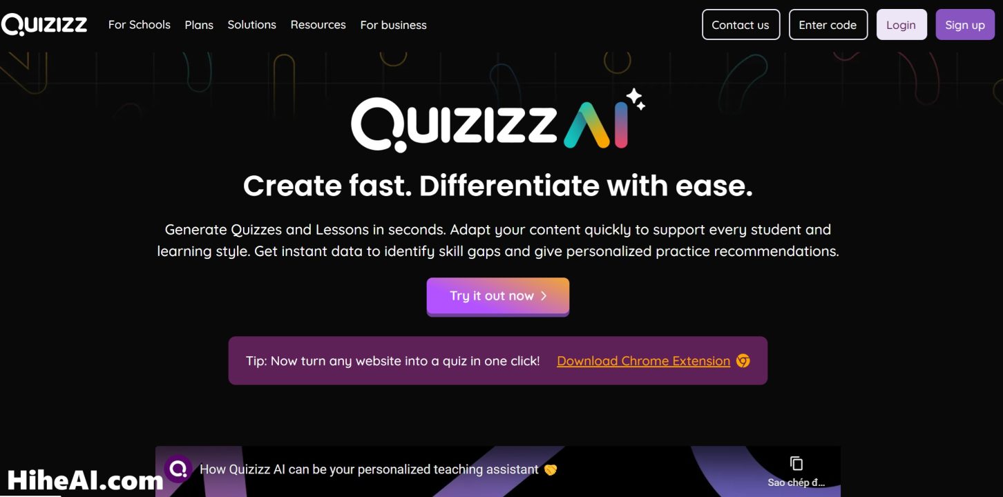 Quizziz AI - Your Free AI Teaching Assistant - HIHEAI