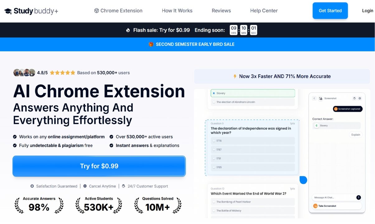 Studybuddy AI - Answers Anything And Everything Effortlessly - HIHEAI